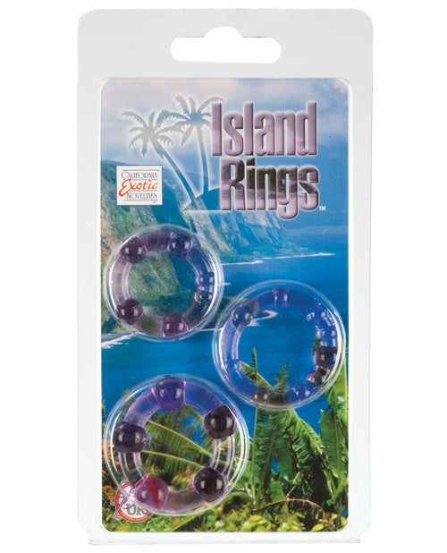 Silicone Island Rings - Purple – Popular Sex Toys Store in the USA